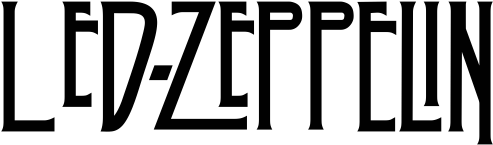 Download Pegatina Led Zeppelin Vinilo - Led Zeppelin Logo Png - Full ...