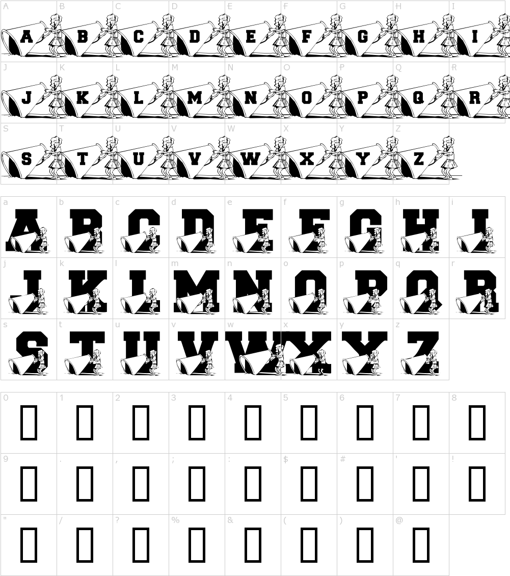 Download Cheerleader Letters - Full Size PNG Image - PNGkit