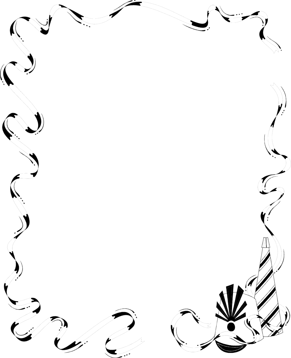 Download Borders Transparent Celebration - Party Border - Full Size PNG ...