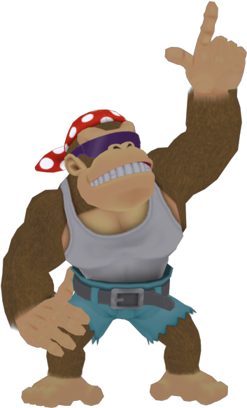 Download Download Zip Archive - Funky Kong Smash Bros - Full Size PNG ...