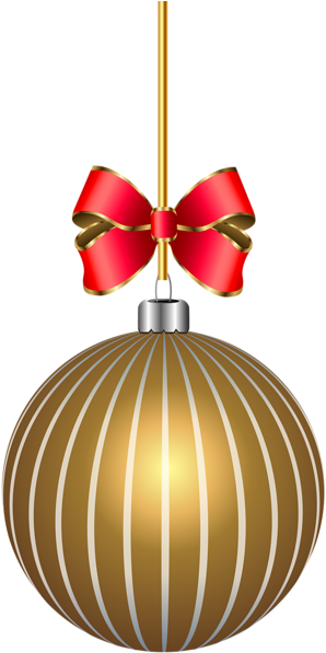 Download Gold Christmas Ball Transparent Png Clip Art - Christmas Ball ...