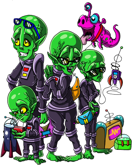Download In - Alien Vacation - Full Size PNG Image - PNGkit