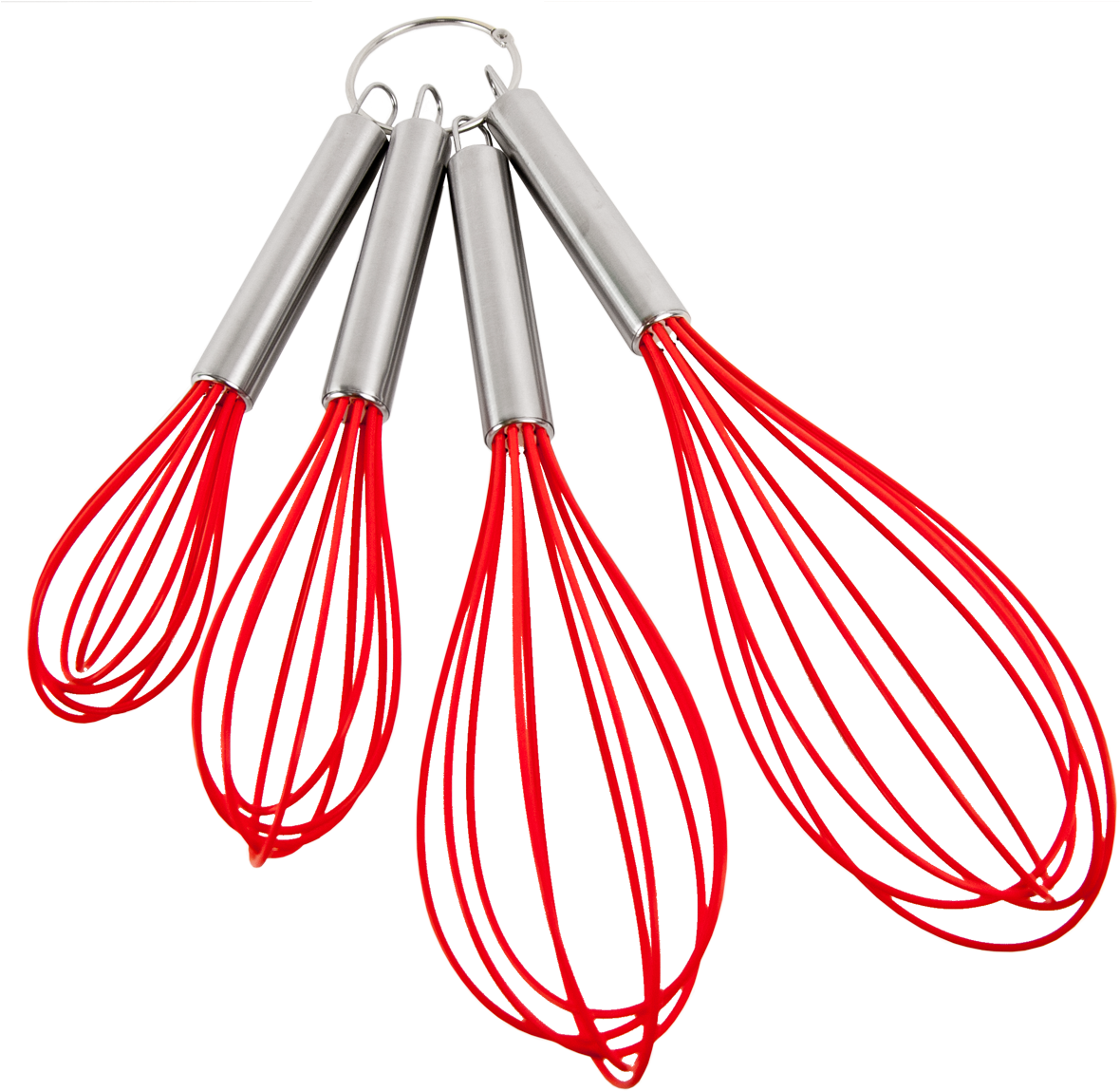 Download Kitchen Collection Set Of 4 Silicone Whisks - Assorted - Full ...