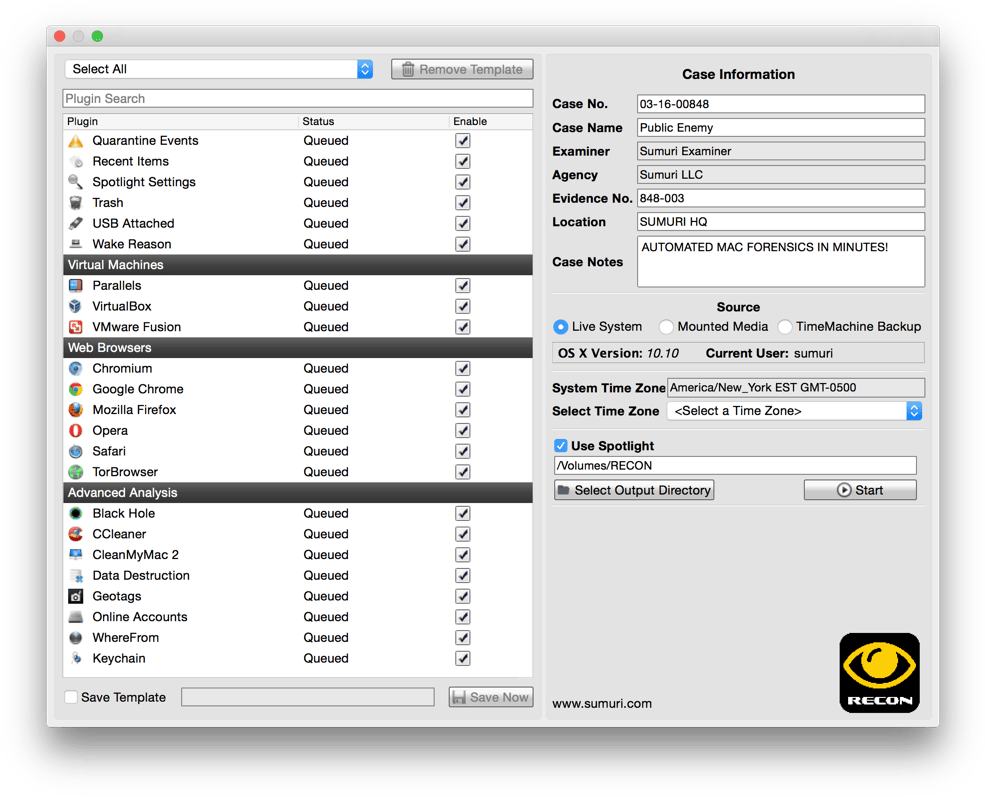 Download Forensic Tools For Your Mac - Recon Mac Forensics - Full Size ...