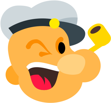 Download Popeye Vector Png - Full Size PNG Image - PNGkit