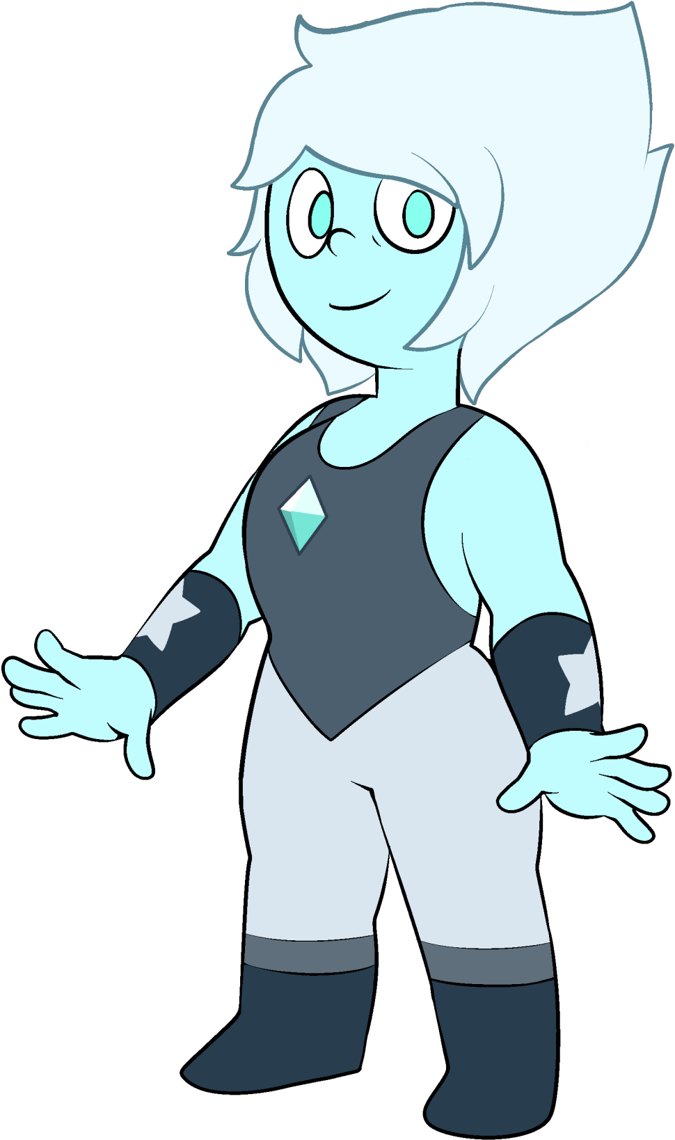 Download Current - Ice Gem Steven Universe - Full Size PNG Image - PNGkit