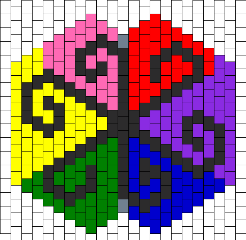 Download Rainbow Swirl Mask Bead Pattern - Mask - Full Size PNG Image ...