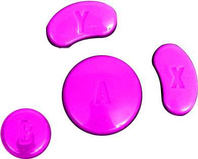 Download Dark Pink Gamecube Buttons - Circle - Full Size PNG Image - PNGkit