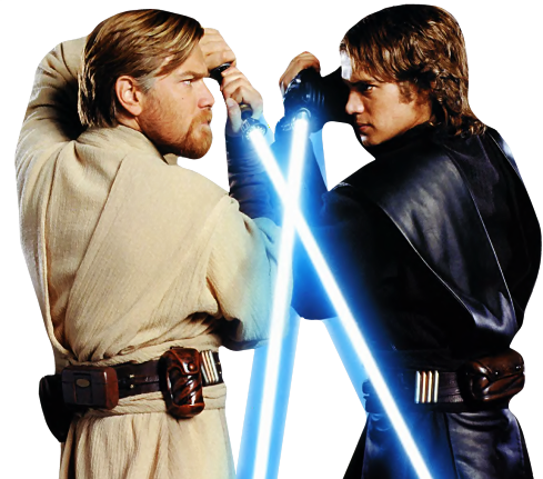 Download Obi Wan Kenobi Duo Psd - Obi Wan Kenobi Png - Full Size PNG ...