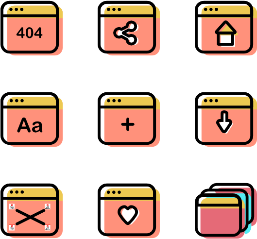 Download Color Windows Assets - Window Icon Pack - Full Size PNG Image ...