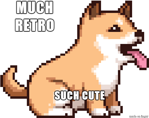 Download Retro Doge - Cute Cat Girl Gif - Full Size PNG Image - PNGkit