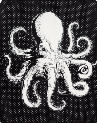 Download Sourpuss Octopus Blanket - Full Size PNG Image - PNGkit
