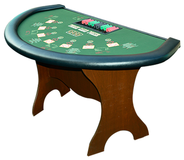 Download Three Card Poker Table - Poker Table Transparent - Full Size ...