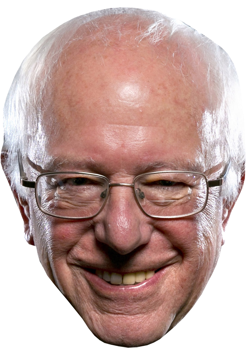 Download Bernie Sanders Head Png Picture Black And White Library - Full ...