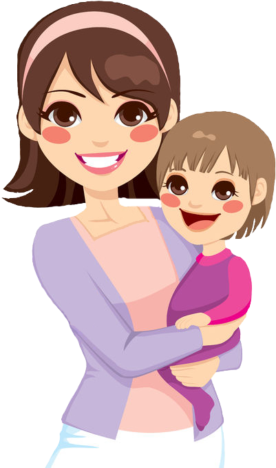 Download Cartoon Mom Png - Mother Cartoon Transparent - Full Size PNG ...
