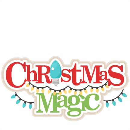 Download Christmas Magic Title Svg Scrapbook Title Christmas ...