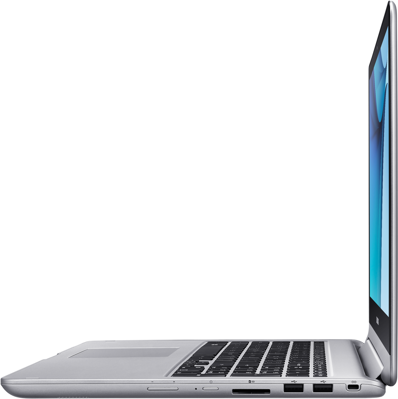 Download Samsung Notebook 7 Spin - Silver - Full Size PNG Image - PNGkit