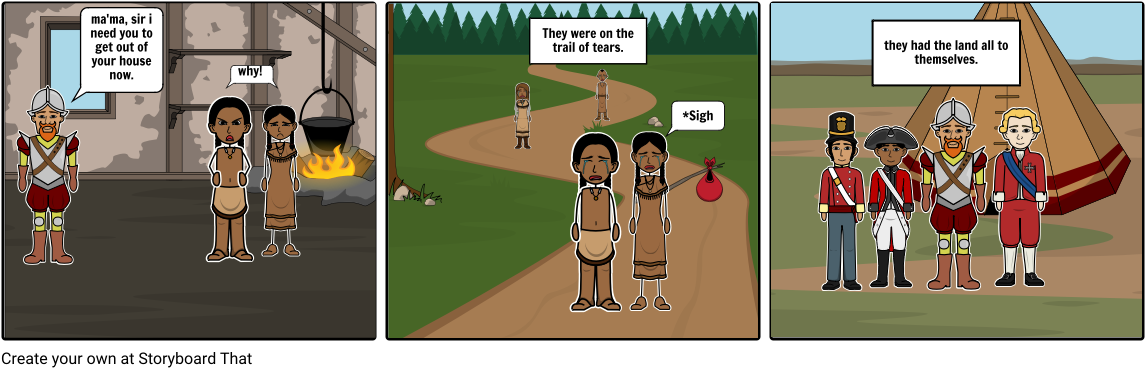 Download Trail Of Tears - Cartoon - Full Size PNG Image - PNGkit