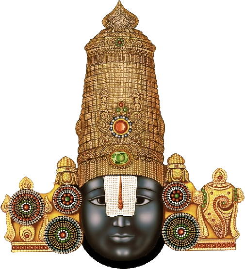 Download Venkateswara Png Clipart - Tirupati Balaji Head - Full Size ...