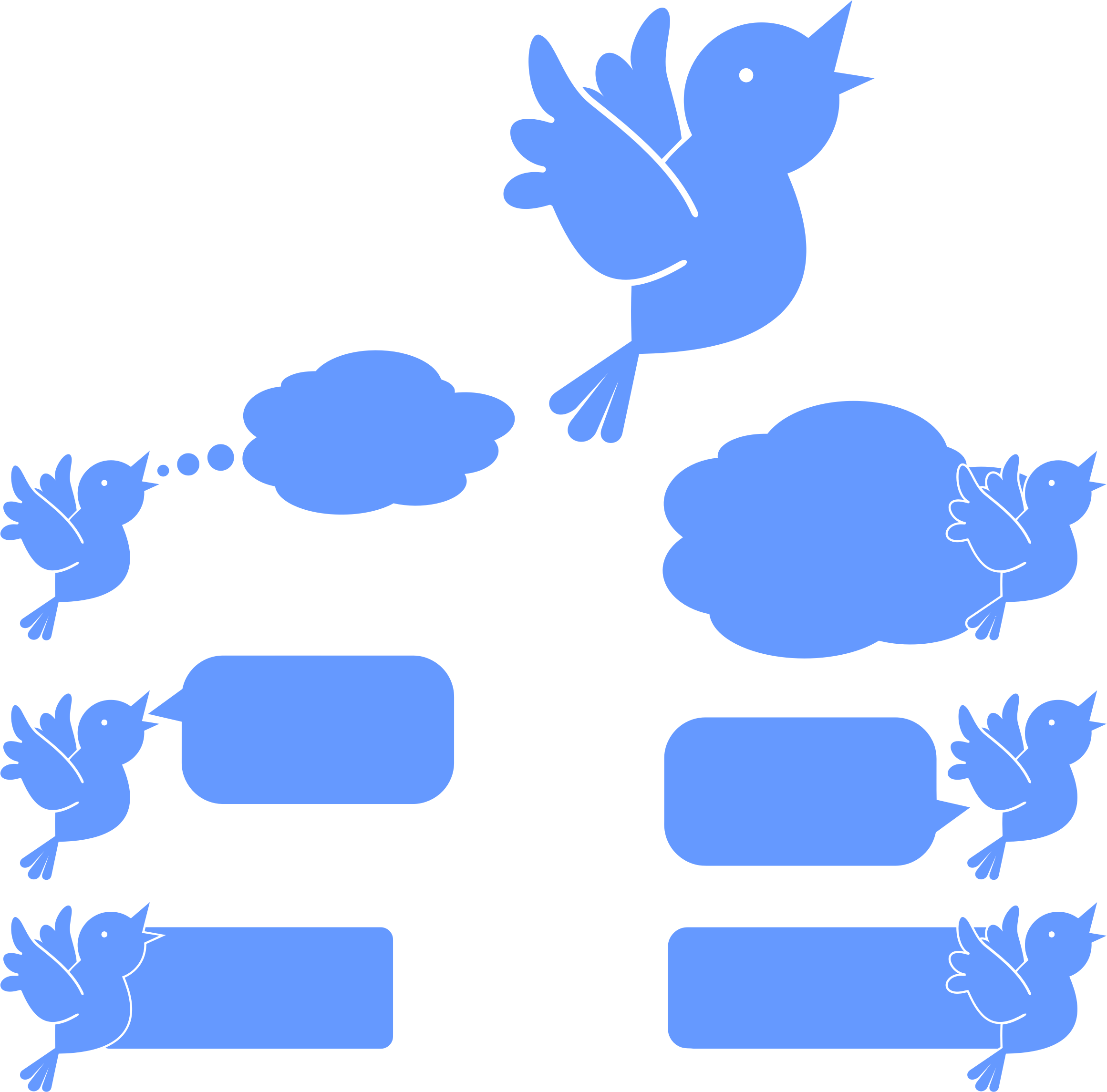 Download This Free Icons Png Design Of Social Media Blue Bird - Full ...
