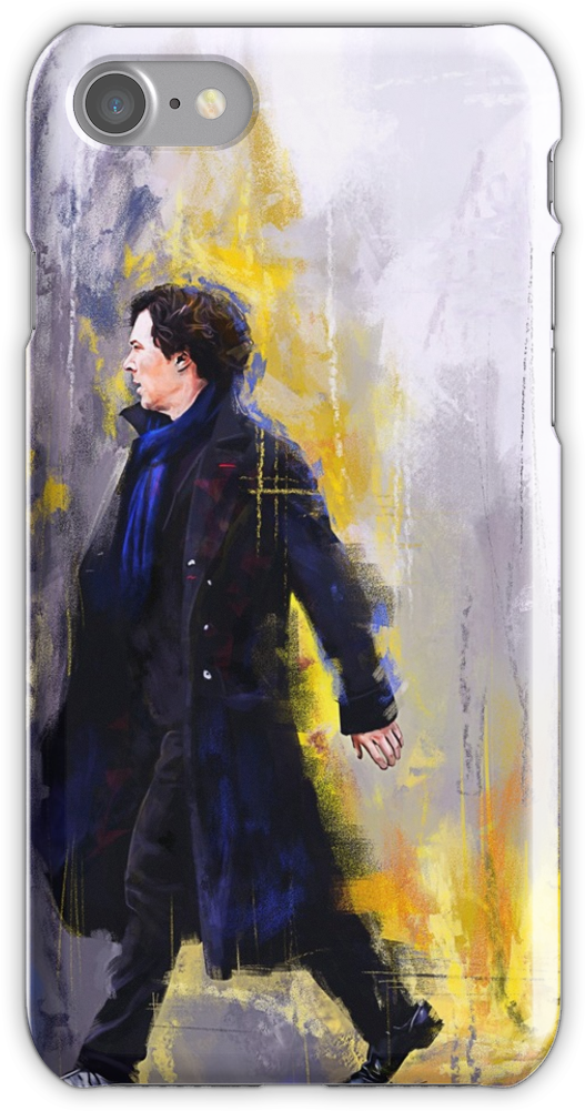 Download 'walking Sherlock' Iphone Case By Wisesnail - Walking Sherlock ...