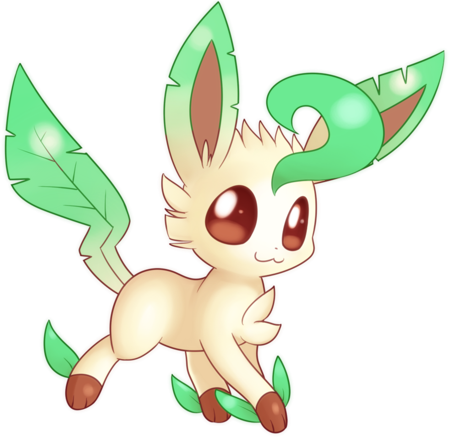 Download Free Icons Png - Cute Leafeon Png - Full Size PNG Image - PNGkit