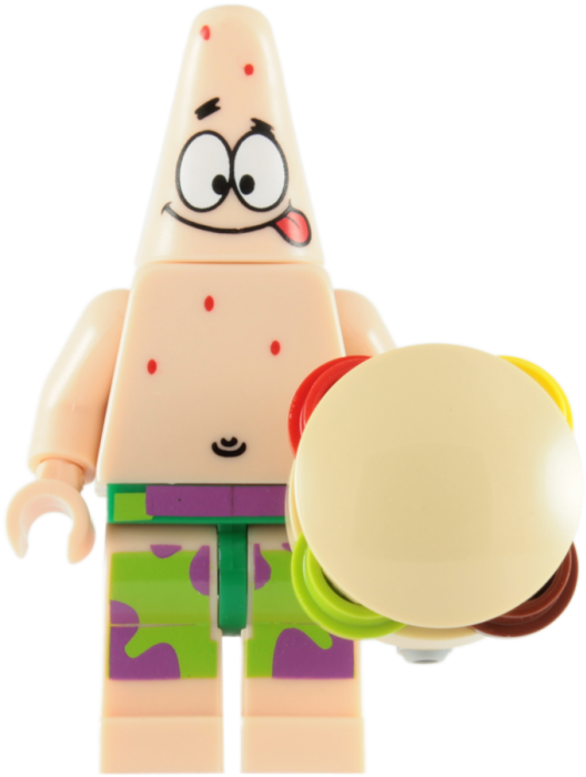 Download Lego Patrick Minifigure With Krabby Patty - Lego Spongebob ...