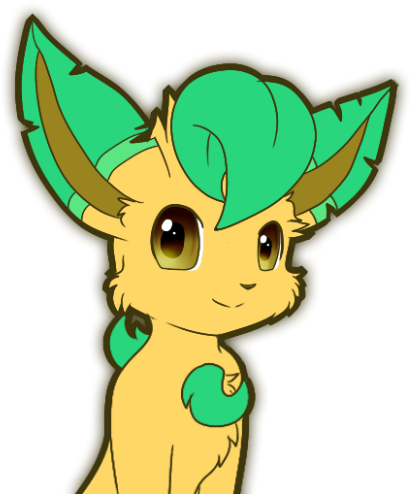 Download A Shiny Leafeon I Drew For An Art Trade - Leafeon - Full Size ...