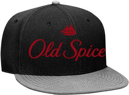 Download Snapback Flat Bill Hat - Old Spice - Full Size PNG Image - PNGkit