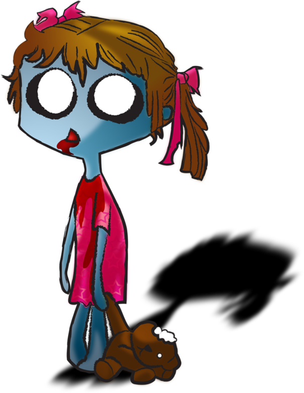 Download Zombie Girl Png - Zombie Girl Cartoon Png - Full Size PNG ...