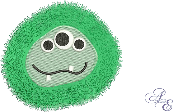 Download A Goofy Monster With Three Eyes, A Thick Mane And A - Plush ...