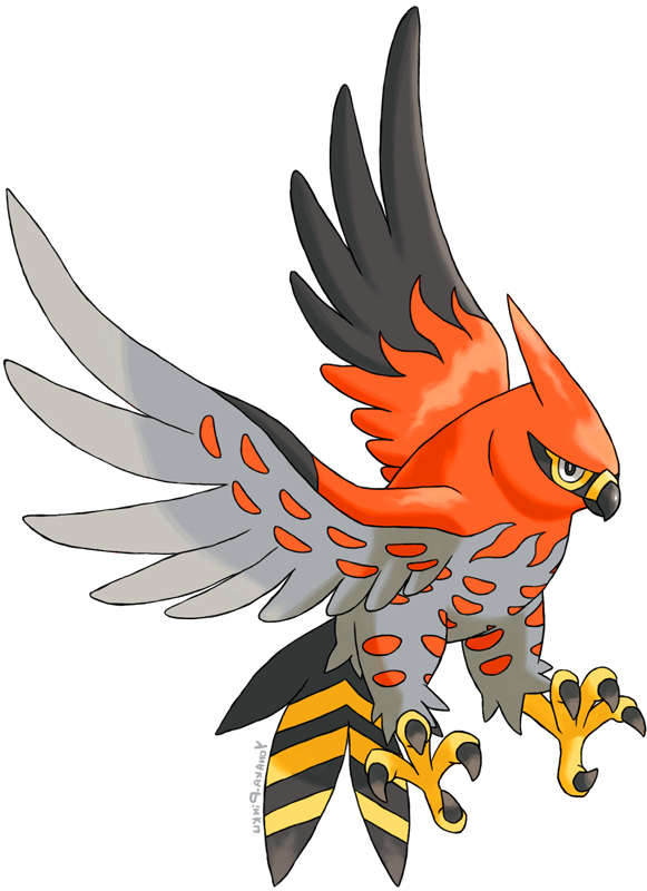 Download Shiny Talonflame Pokédex - Talon Flame - Full Size PNG Image ...