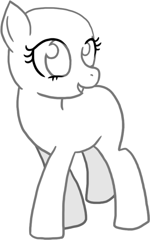 Download Mlp Template Mlp Fim Template Maybe Put On Tshirts - Млп Шаблон - Full Size PNG Image ...