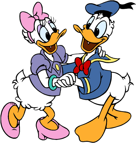 Download Daisy Dancing - Donald Duck Ve Daisy - Full Size PNG Image ...
