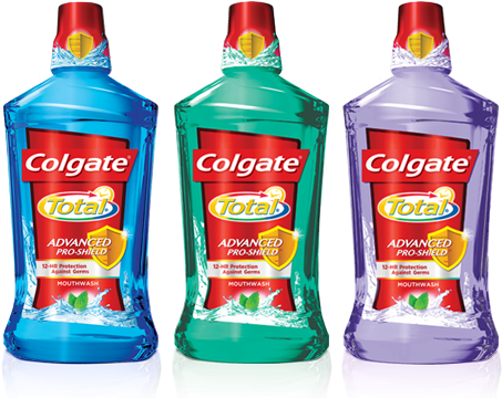 Download Colgate Total Spearmint Surge Mouthwash - Full Size PNG Image ...
