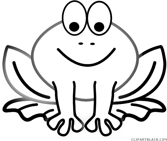 Download Black And White Frog Clipart - Black And White Frog Clip Art ...