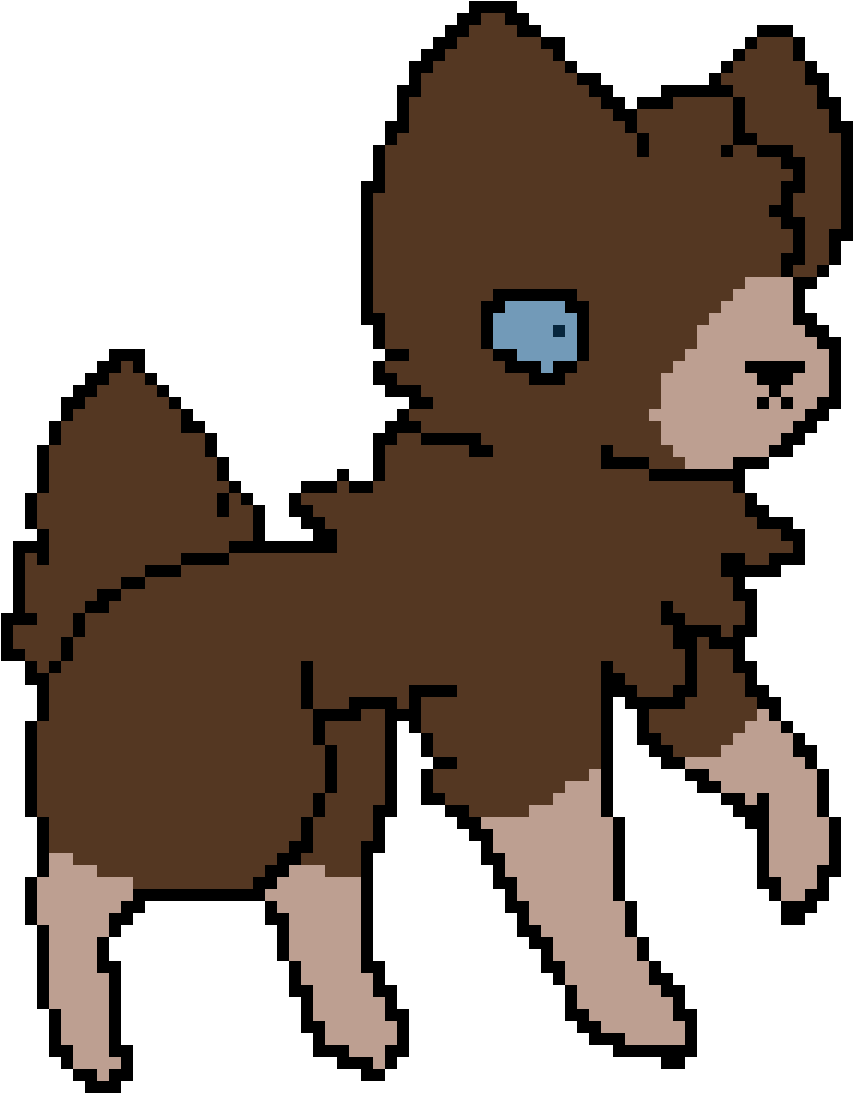 Download Lil Doggo - Pixel Art Portrait - Full Size PNG Image - PNGkit