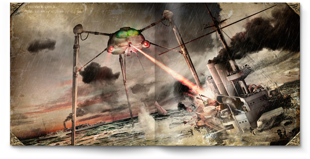 Download Uk Graphic Design For War Of The Worlds - Watercolor Paint ...
