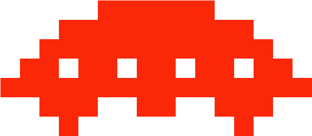 Download Transparent Mothership - Space Invaders Sprite Png - PNGkit