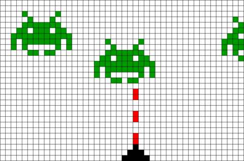 Download Space Invaders Pixel - Full Size PNG Image - PNGkit