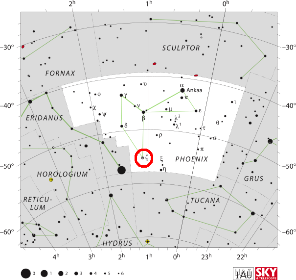 Download Zeta Phoenicis In The Constellation Phoenix - Andromeda ...