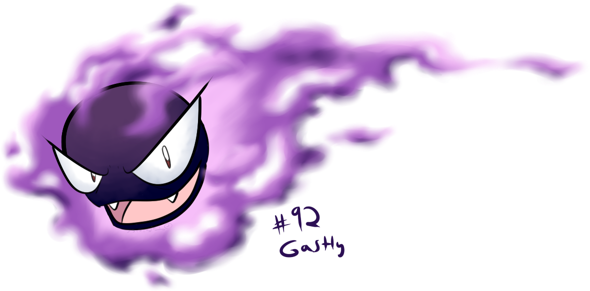 Download Gastly Final - Gastly - Full Size PNG Image - PNGkit