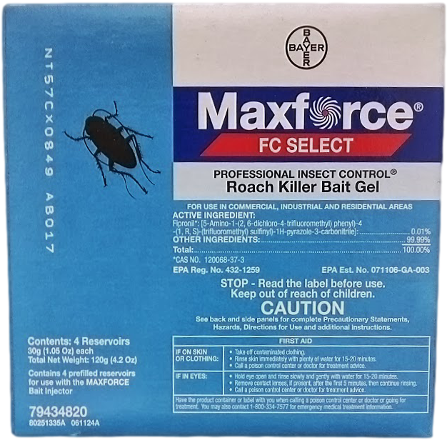 Download Maxforce Fc Select Roach Bait Gel Front - Maxforce Fc Roach ...