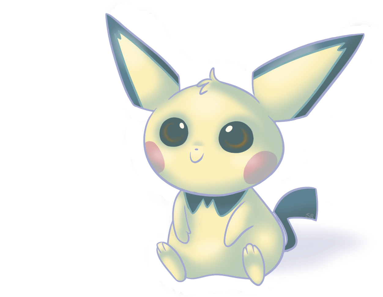 Download I Drew A Pichu What'chu Think - Cartoon - Full Size PNG Image ...