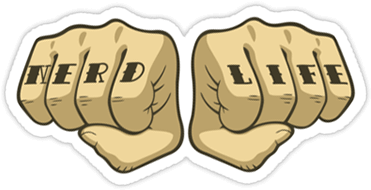 Download Transparent Nerd Life Sticker - PNGkit