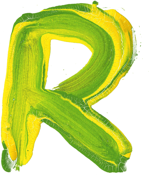 Download Brazil Paint Font - Letter R Paint - Full Size PNG Image - PNGkit
