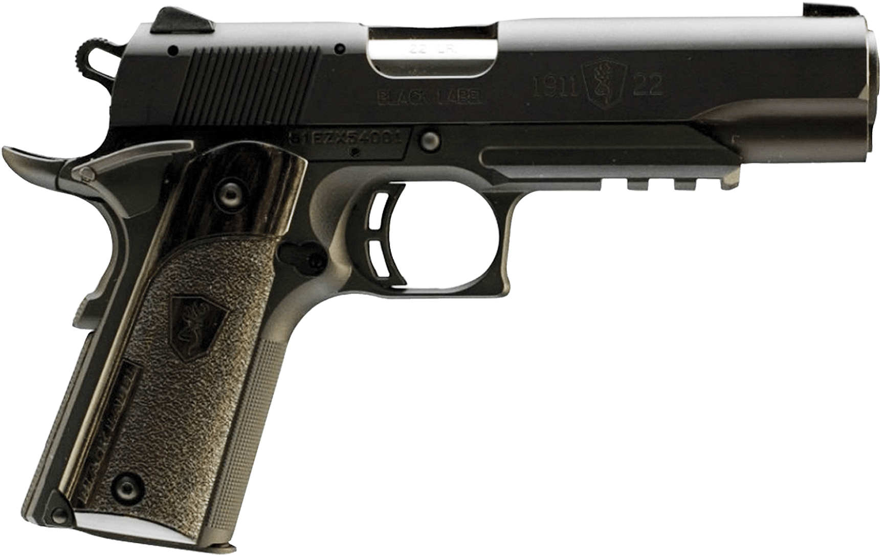 Download 91938 - Browning 1911 22 Black Label Compact - Full Size PNG ...