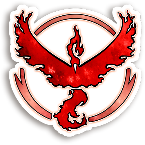 Download Team Valor Vinyl Sticker - Pokemon Valor Team Phone Case ...
