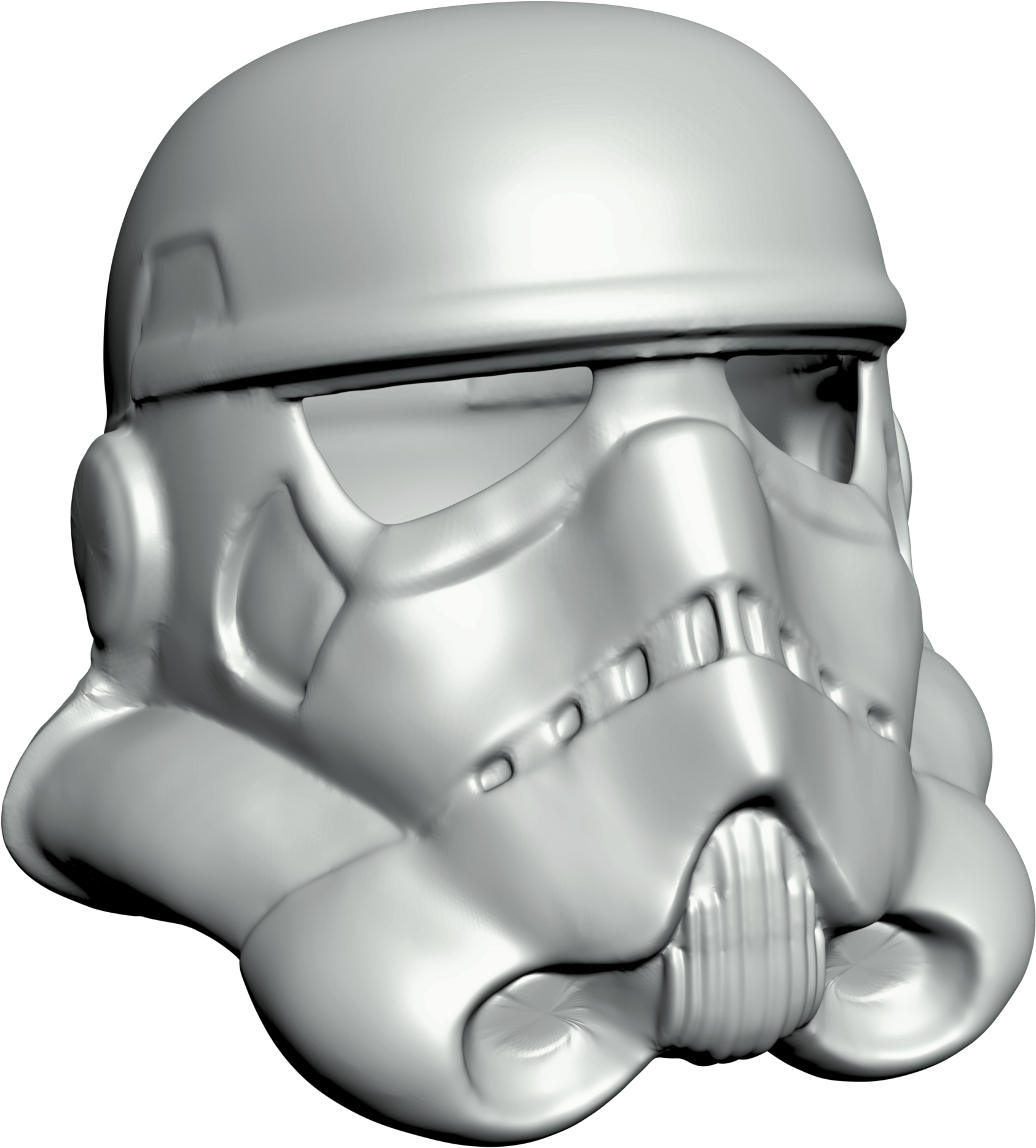 Download Transparent Stormtrooper Helmet 3d Object - Stormtrooper - PNGkit