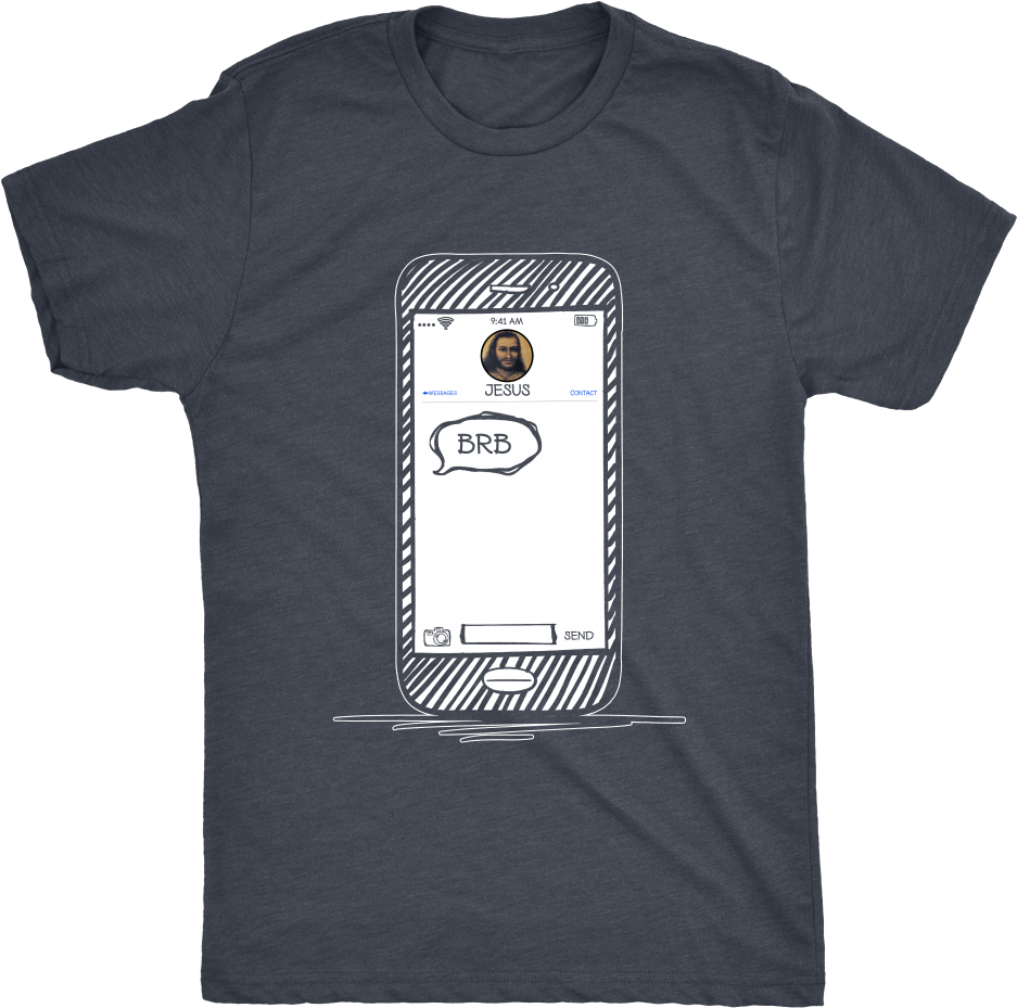 Download Be Right Back For Men - T-shirt - Full Size PNG Image - PNGkit